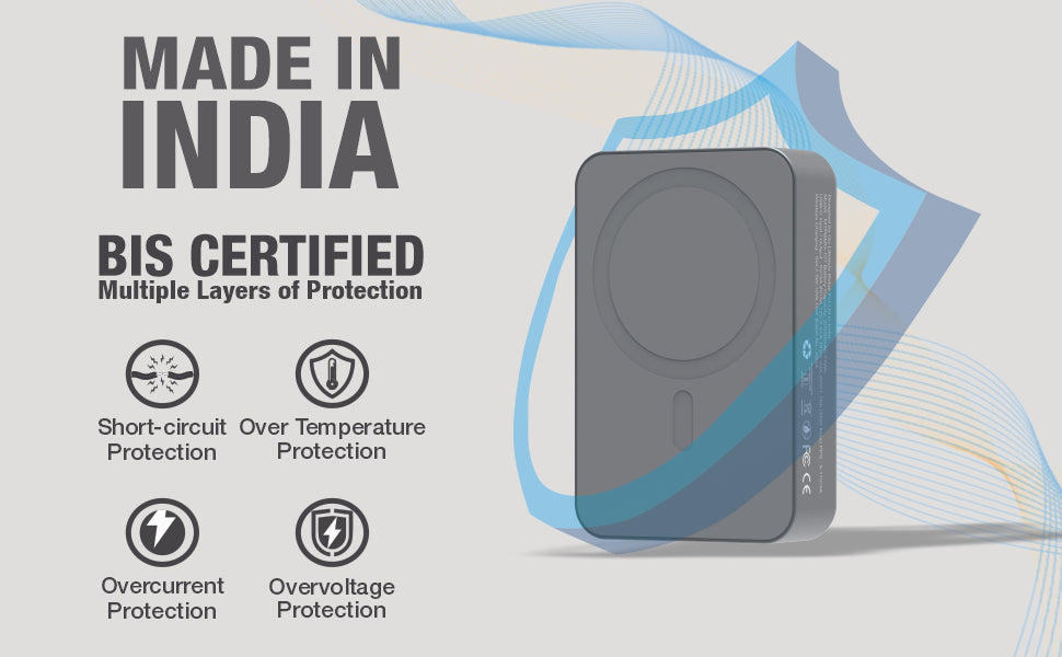 Muvtech TANK 20000mAh Magnetic Power Bank | Fast Charging