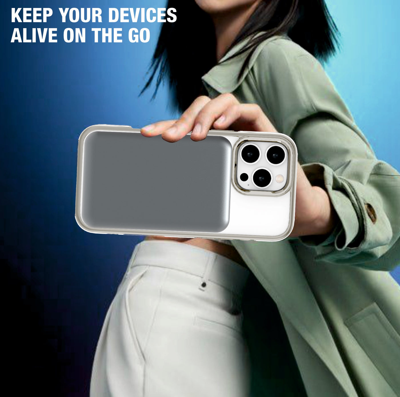 Muvtech 20000mAh Magnetic Power Bank | 15W MagSafe Wireless & 35W Fast ...