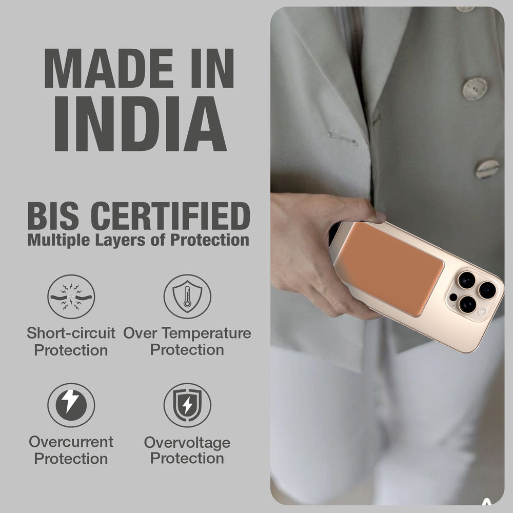 Slim 10000mAh Magnetic Wireless Charging Power Bank